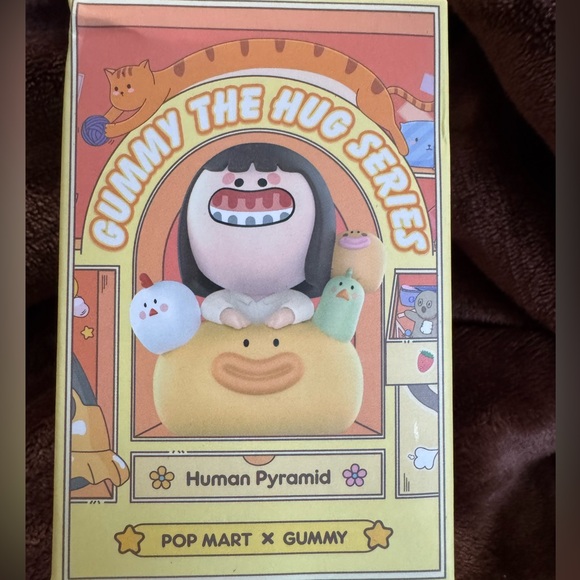 POP MART | Toys | Popmart Gummy The Hug Series Human Pyramid Match The ...